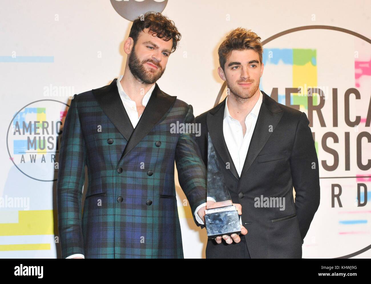 Los Angeles, CA, USA. 19th Nov, 2017. Alex Pall, Andrew Taggart in the ...