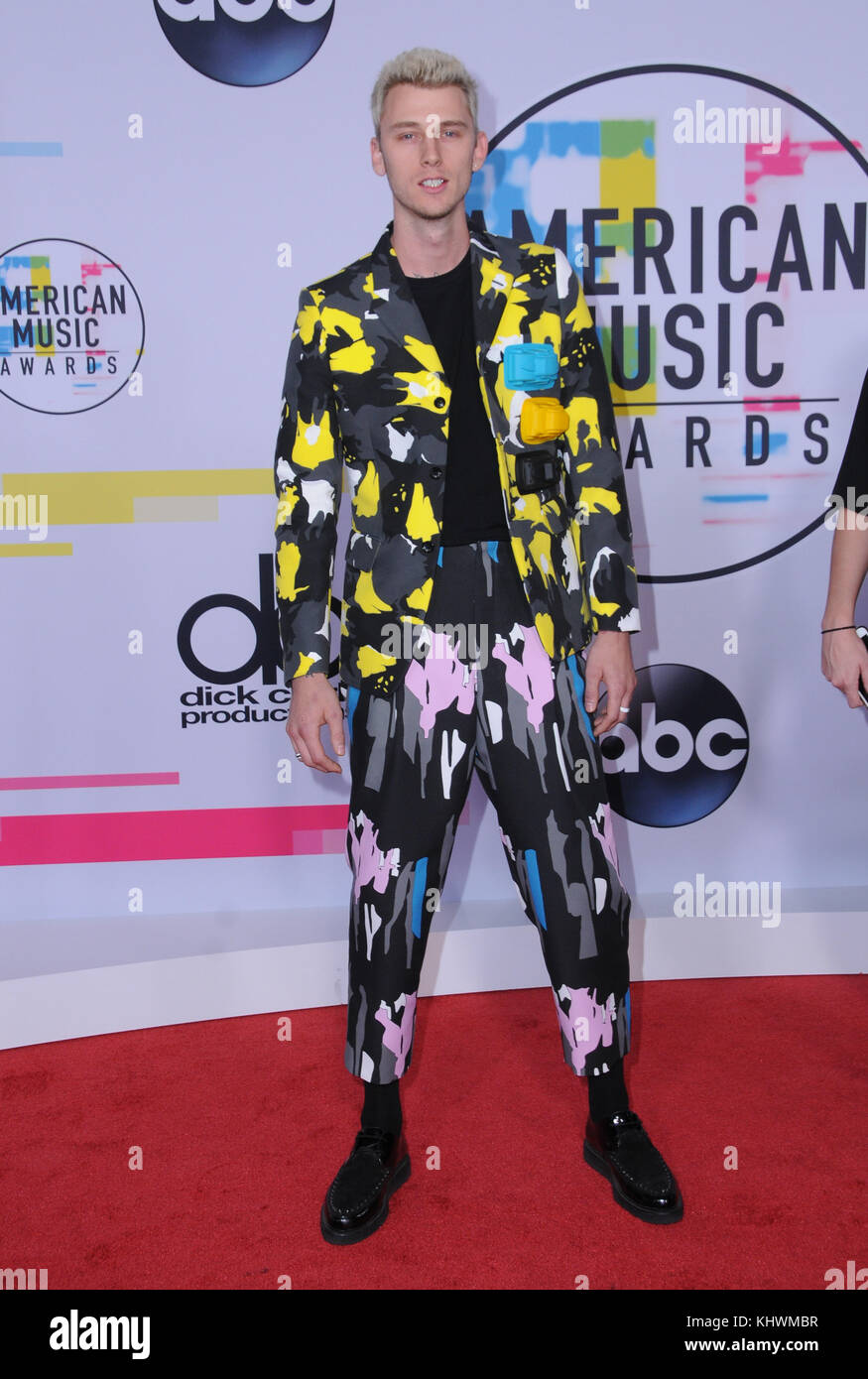 Machine gun kelly american music awards hi-res stock photography and ...