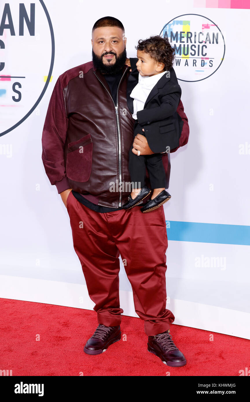 Los Angeles, USA. 19th Nov, 2017. DJ Khaled and his son Asahd Tuck ...