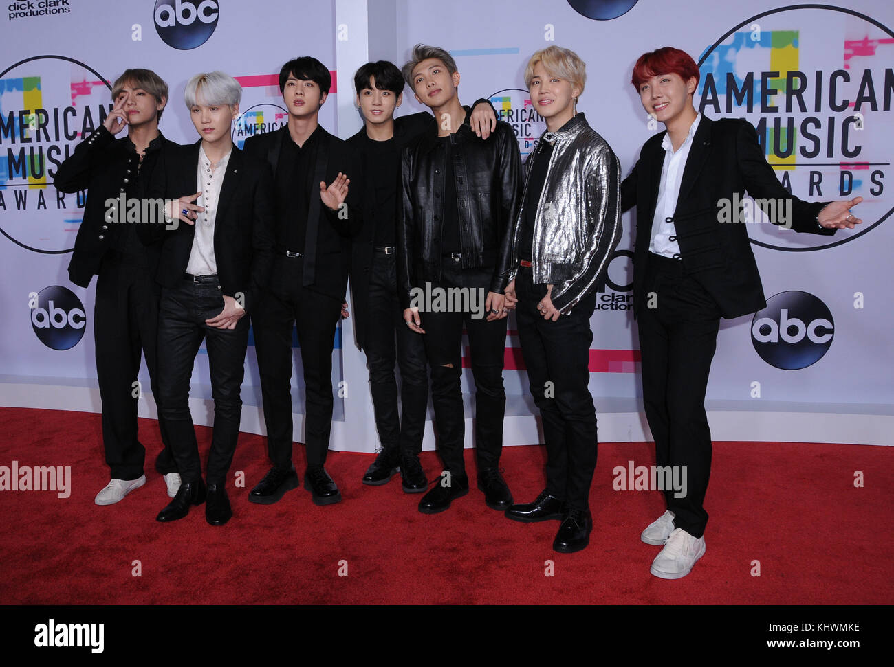 Los Angeles Usa 19th November 2017 Bts 2017 American Music