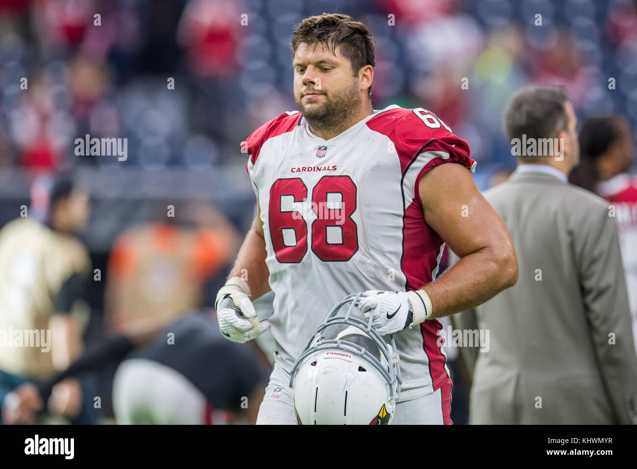 Houston, TX, USA. 19th Nov, 2017. Arizona Cardinals offensive tackle ...