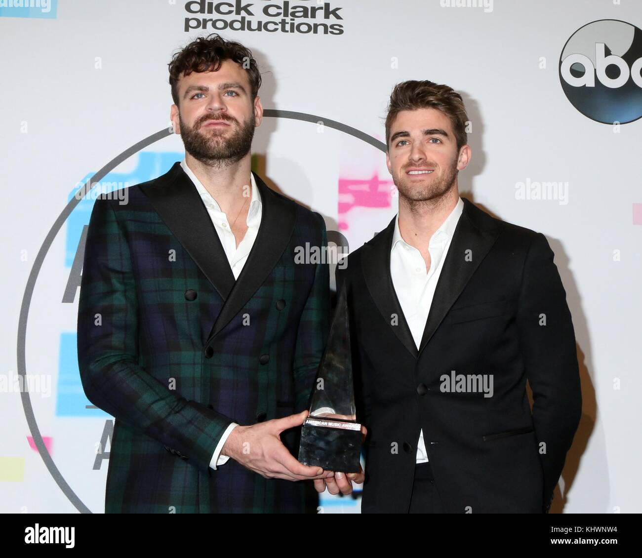 Los Angeles, CA, USA. 19th Nov, 2017. Alex Pall, Andrew Taggart, The ...