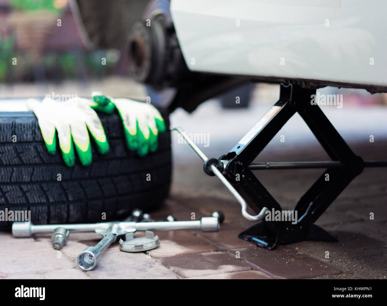 replacement car wheels Stock Photo - Alamy