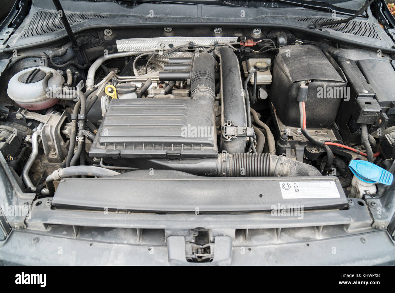 Car engine under the hood hi-res stock photography and images - Alamy