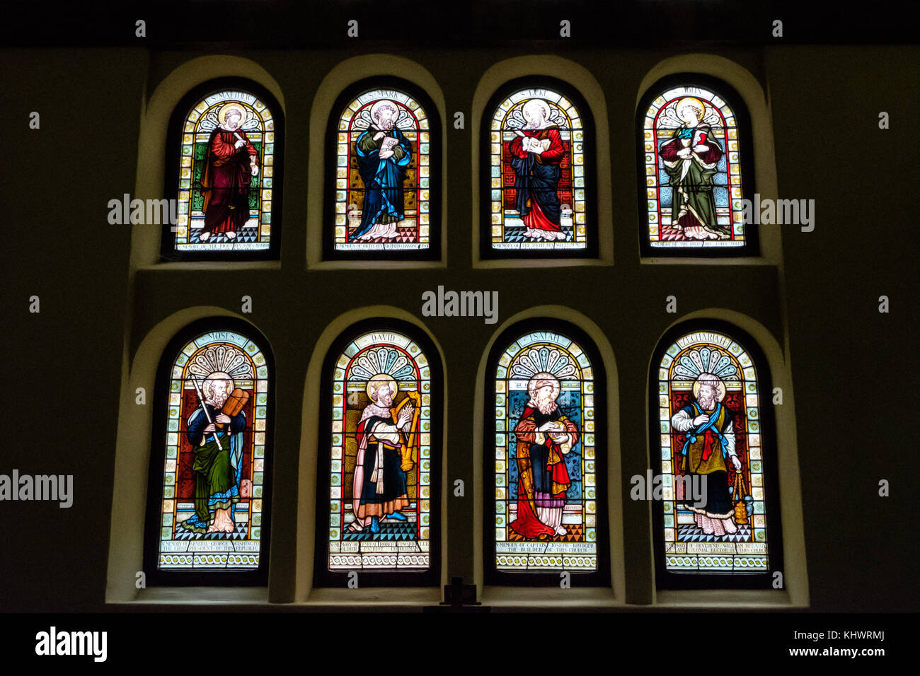 1600s stained glass windows hi-res stock photography and images - Alamy