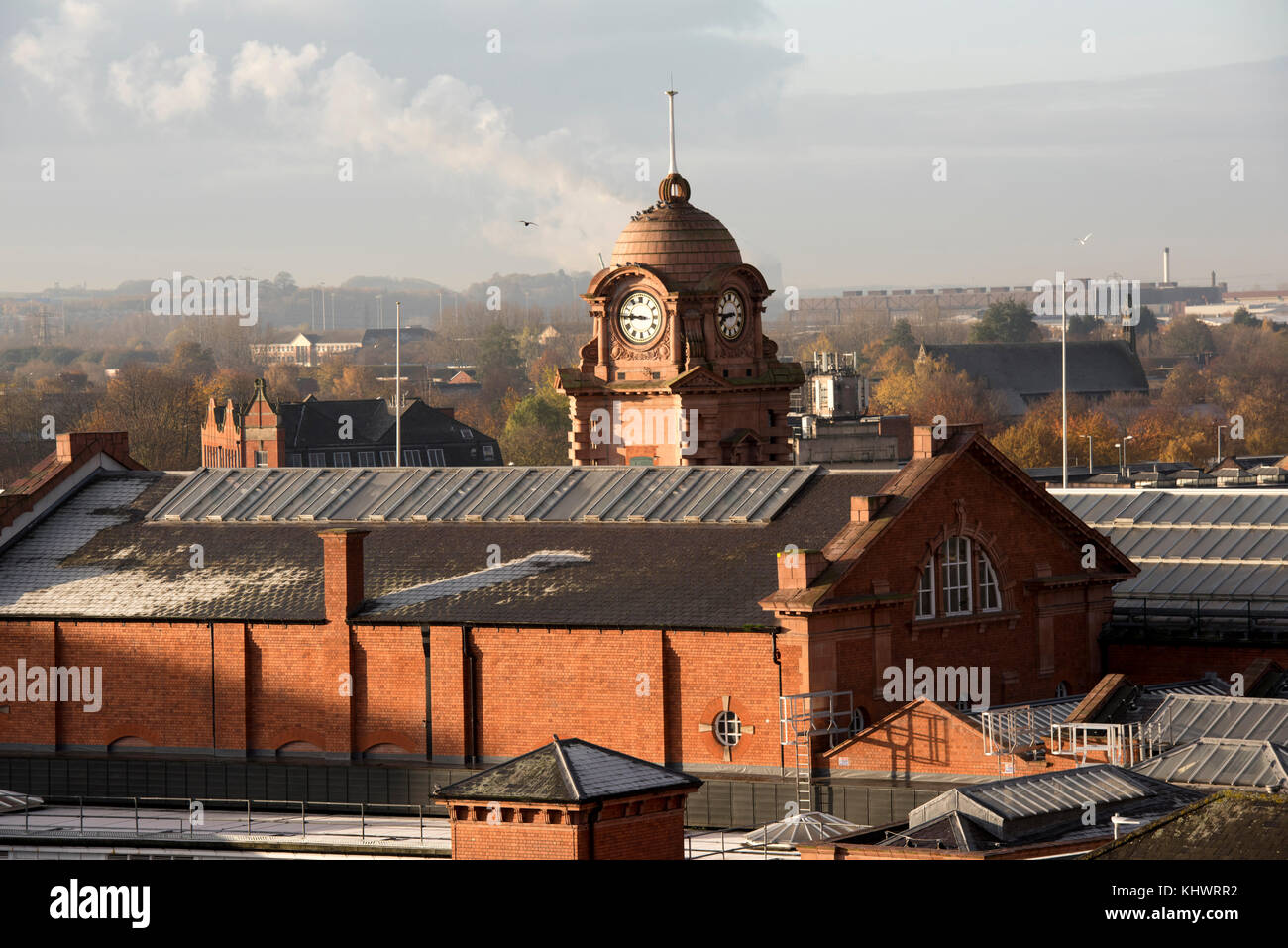 Nottingham station clock tower hi-res stock photography and images - Alamy