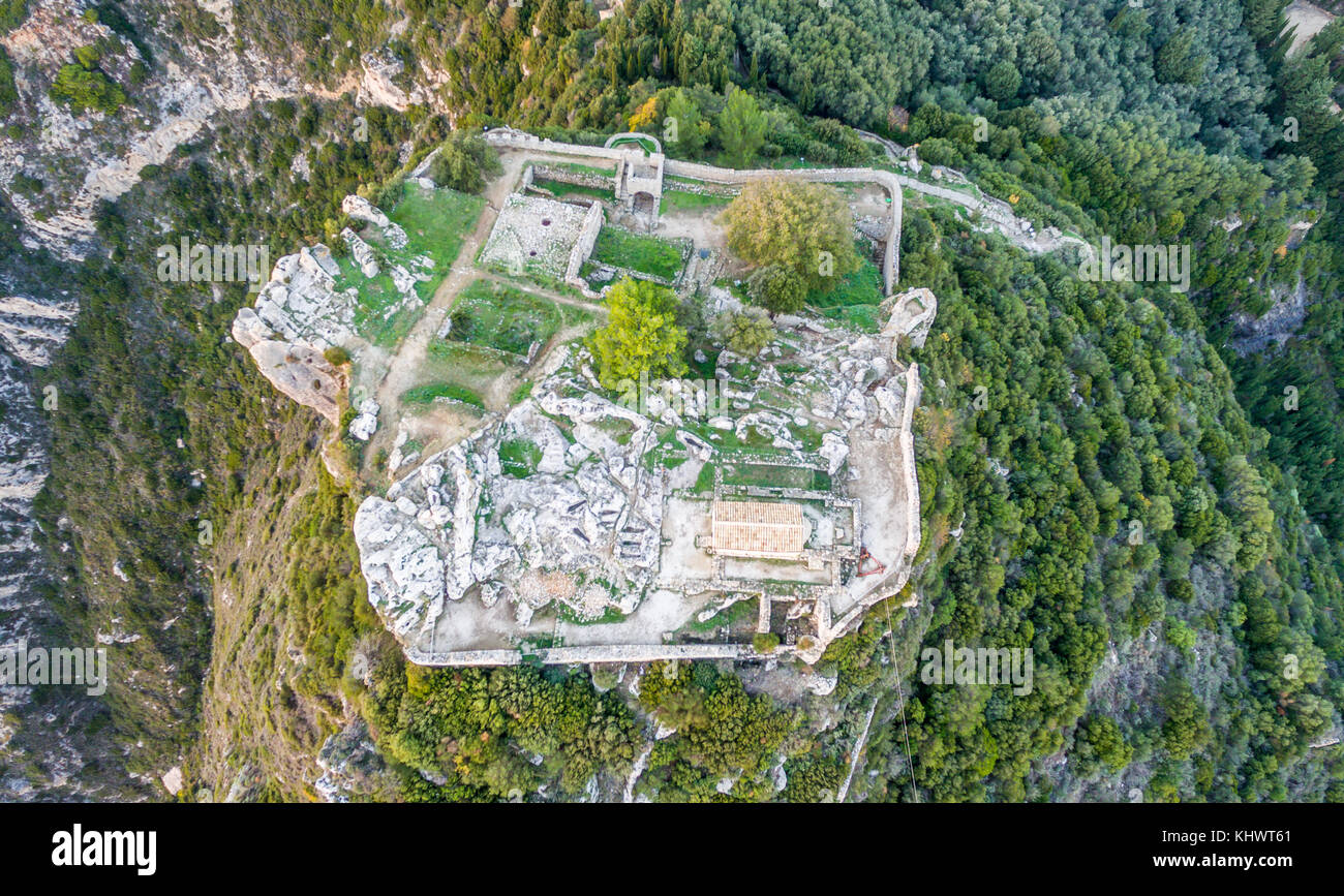 Corfu Angelokastro Castle: Aggelokastro, which is also referred to as ...