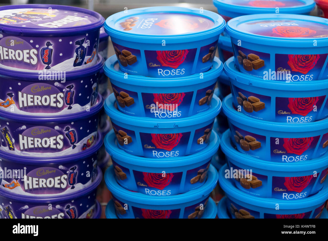 Cadbury roses chocolates hi-res stock photography and images - Alamy