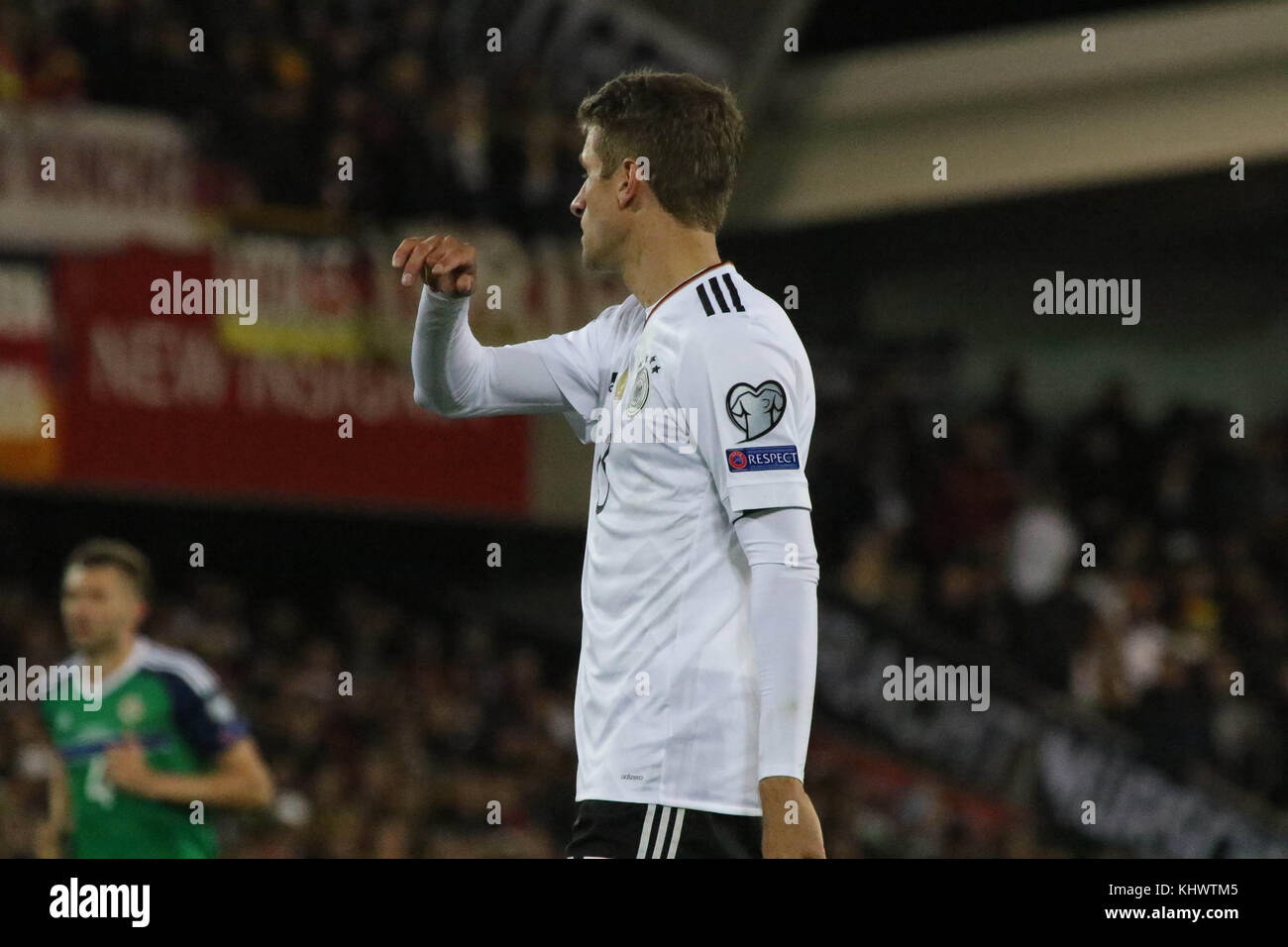 Germany's Thomas Muller (13) in action against Northern Ireland at ...