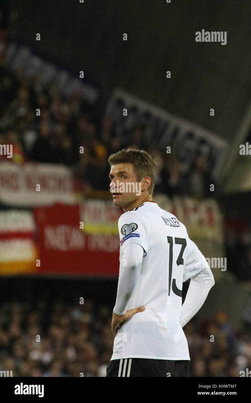 Germany's Thomas Muller (13) in action against Northern Ireland at ...
