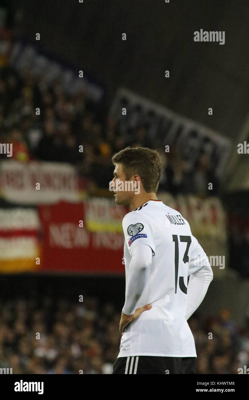 Germany's Thomas Muller (13) in action against Northern Ireland at ...