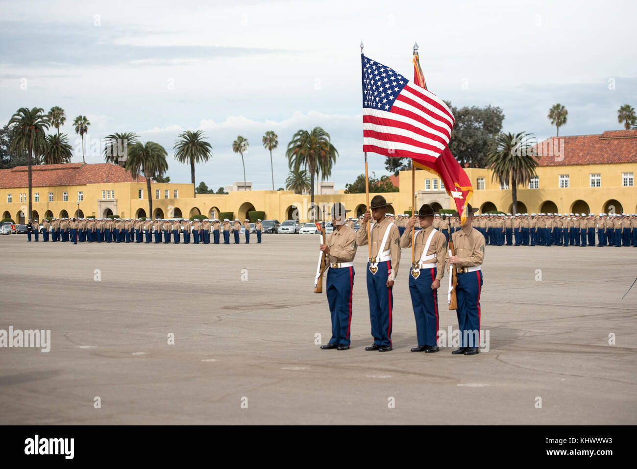 Defense Secretary Jim Mattis attends a Marine Corps basic training ...