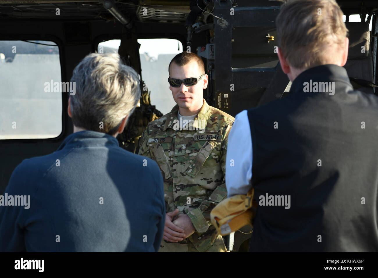 Senator Joni Ernst, Senate Armed Services Committee, visited with ...