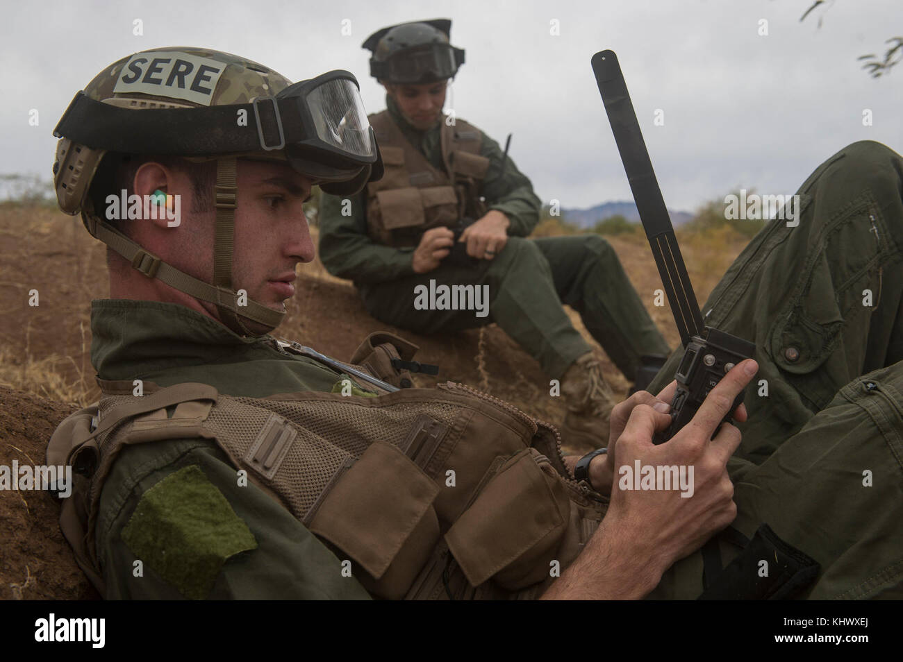 Two isolated personnel self report their positions to nearby assets ...