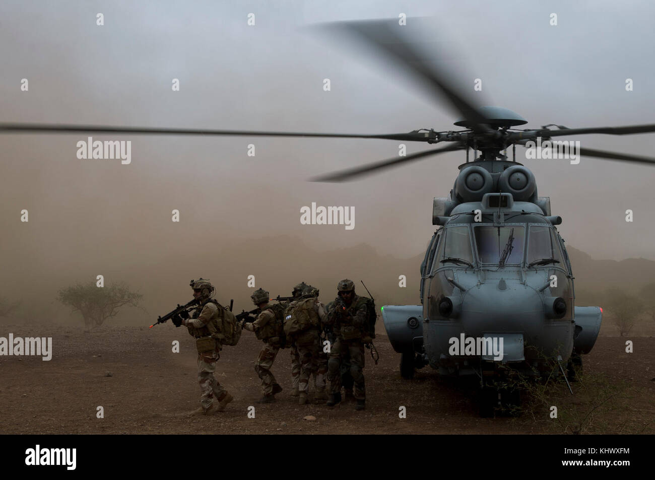 A U.S. Air Force pararescuemen assigned to the 48th Rescue Squadron and ...