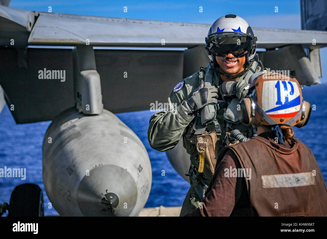 PACIFIC OCEAN (Nov. 14, 2017) Rear Adm. John Fuller, commander of ...