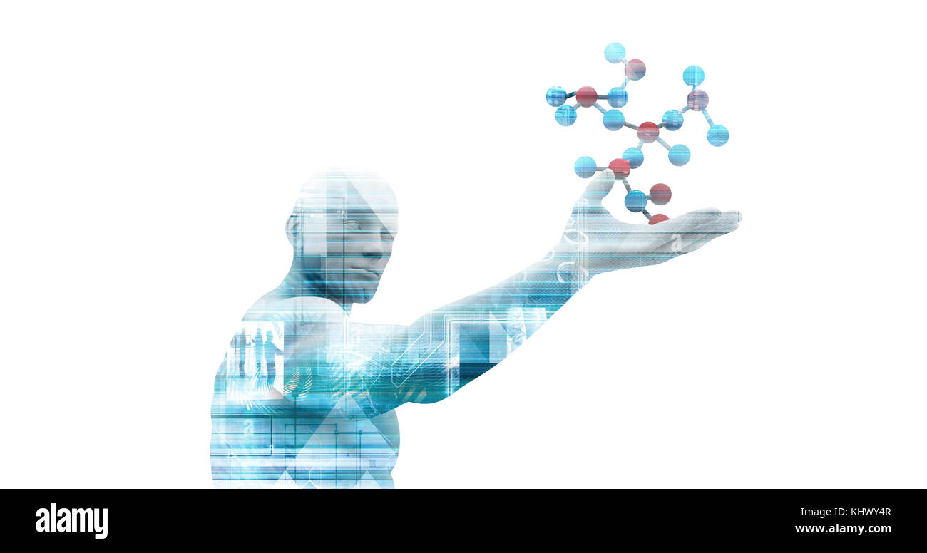 Research and Development Science Illustration as a Art Stock Photo - Alamy