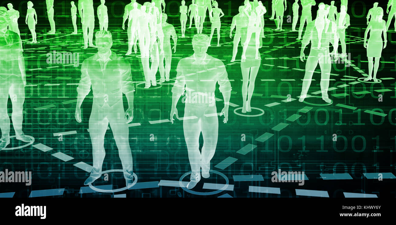 Social Media Background with People Connected as Art Stock Photo - Alamy