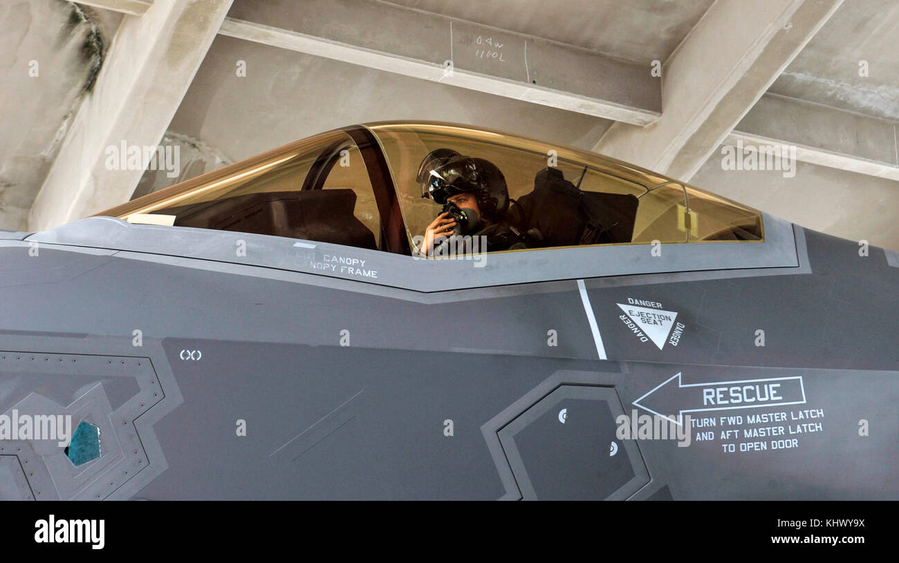 U.S. Air Force Capt. Kristin Wolfe, 34th Fighter Squadron F-35A ...