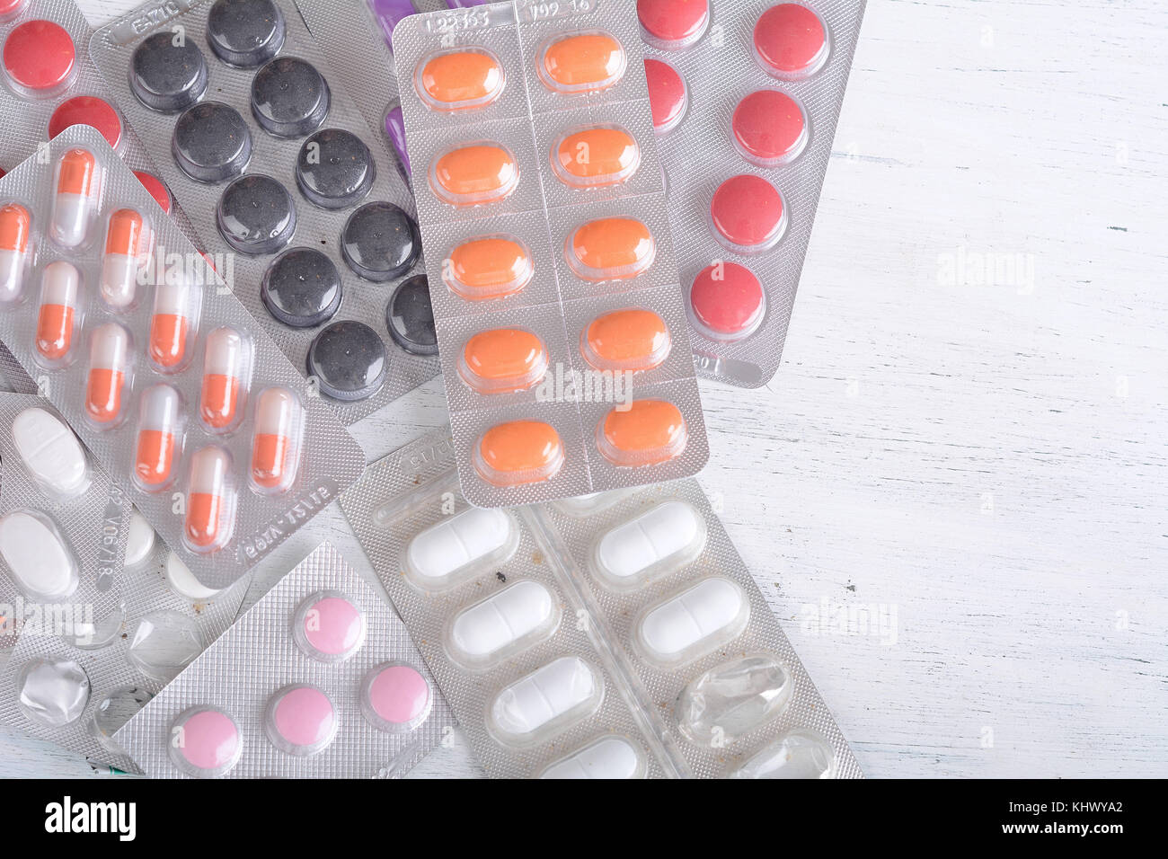 Close-up of pills and tablets. Healthcare concept Stock Photo - Alamy