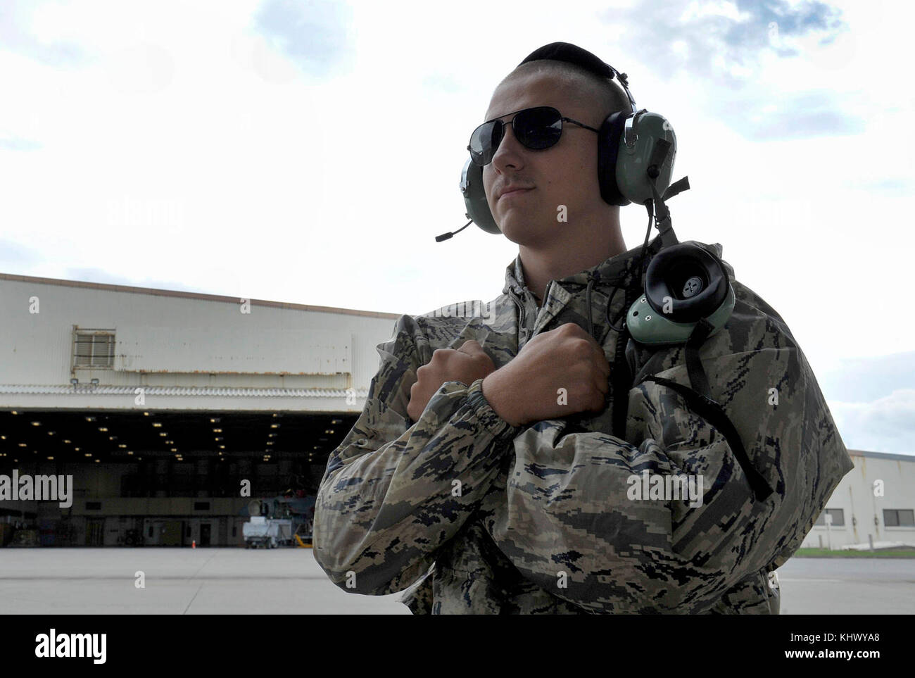 U.S. Air Force Senior Airman Colby Cook, 419th Aircraft Maintenance ...