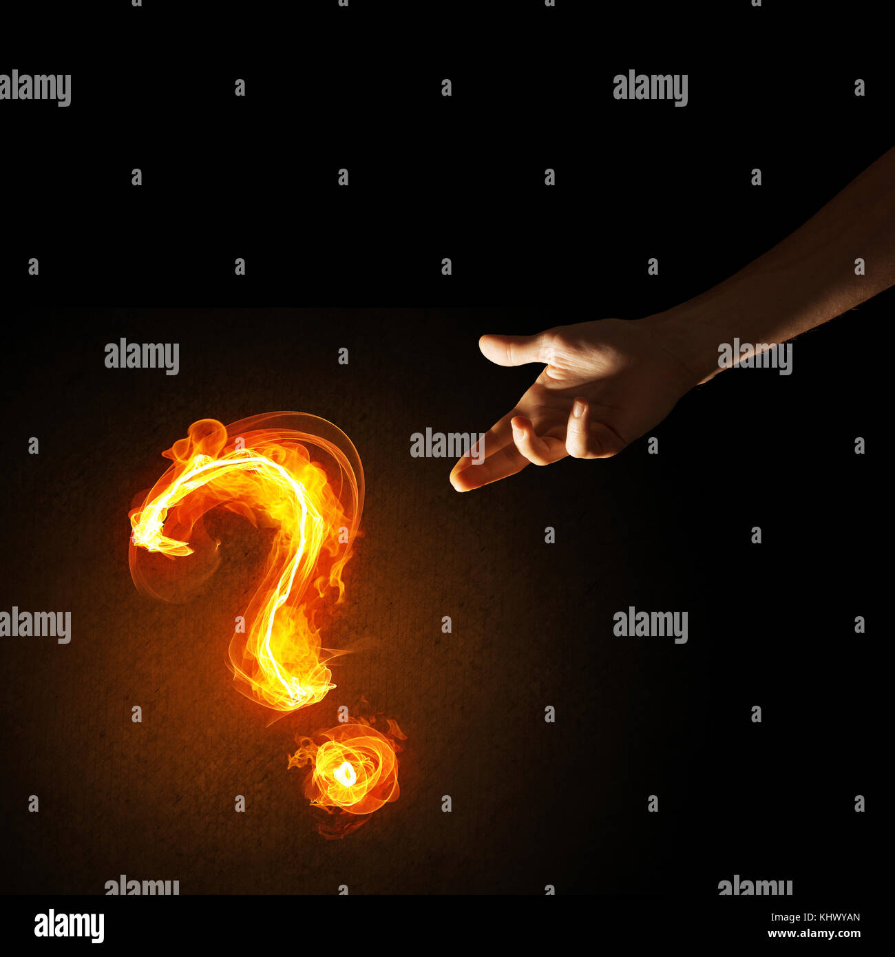 Fire Question Marks