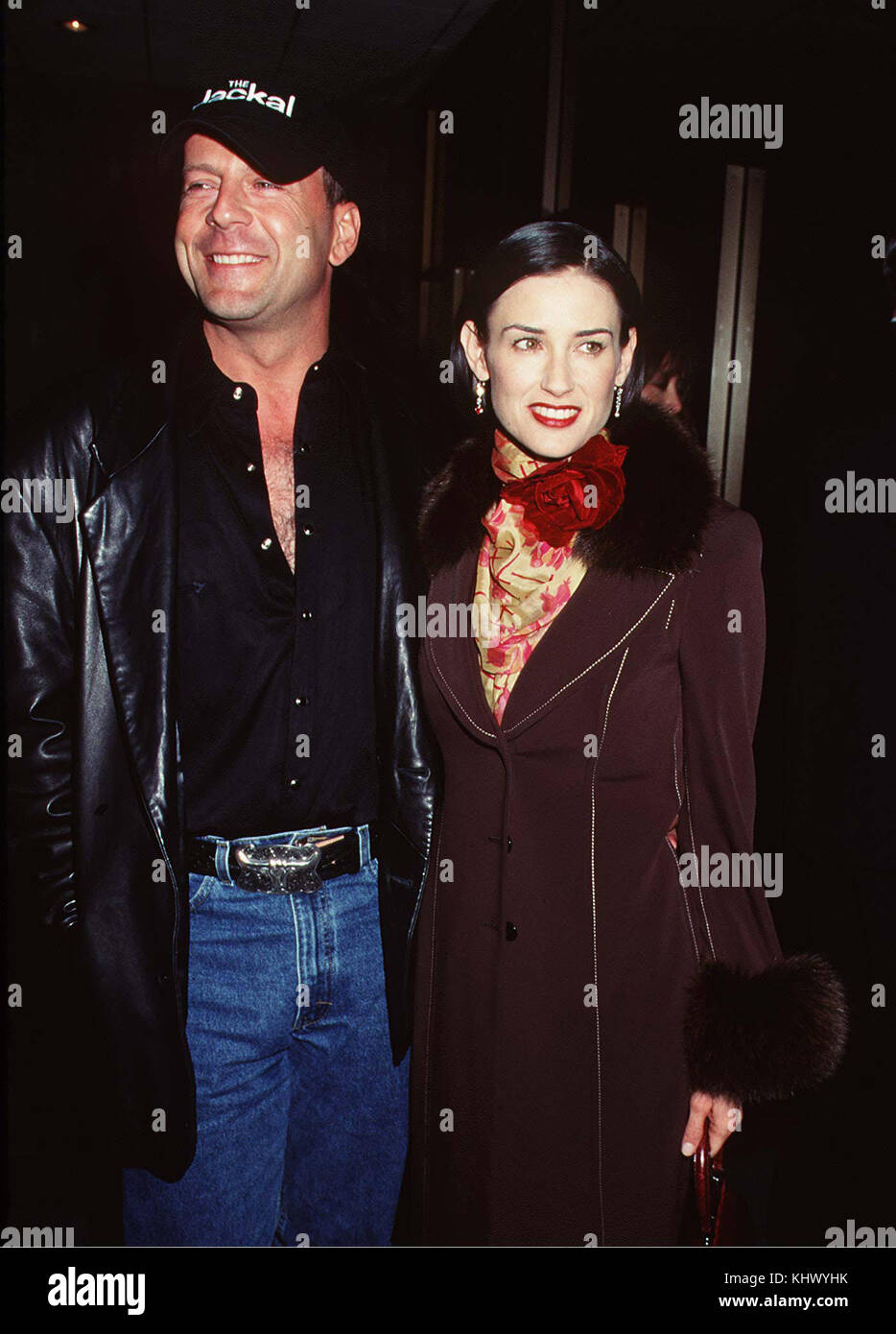 Demi Moore and Bruce Willis Stock Photo - Alamy