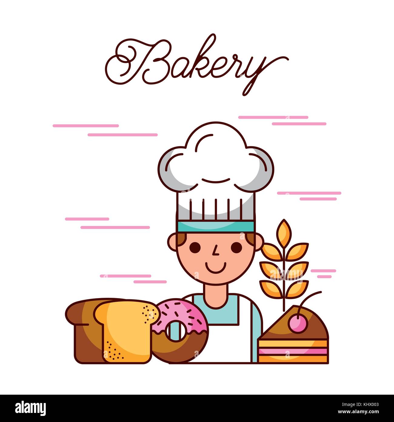 Baker Pastry Chef Cartoon Character High Resolution Stock Photography ...