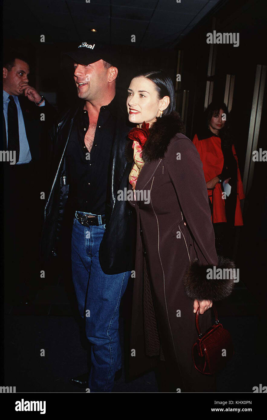 Demi Moore and Bruce Willis Stock Photo - Alamy