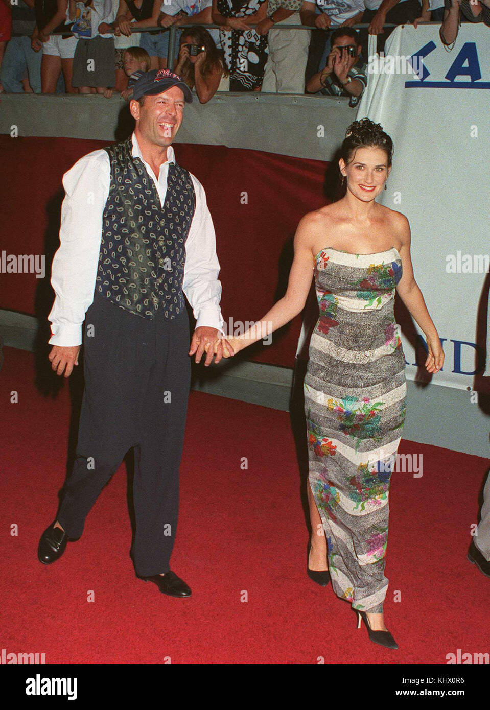 Demi Moore and Bruce Willis Stock Photo - Alamy