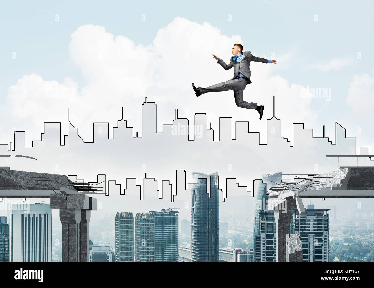 Problem and difficulties overcoming concept Stock Photo - Alamy