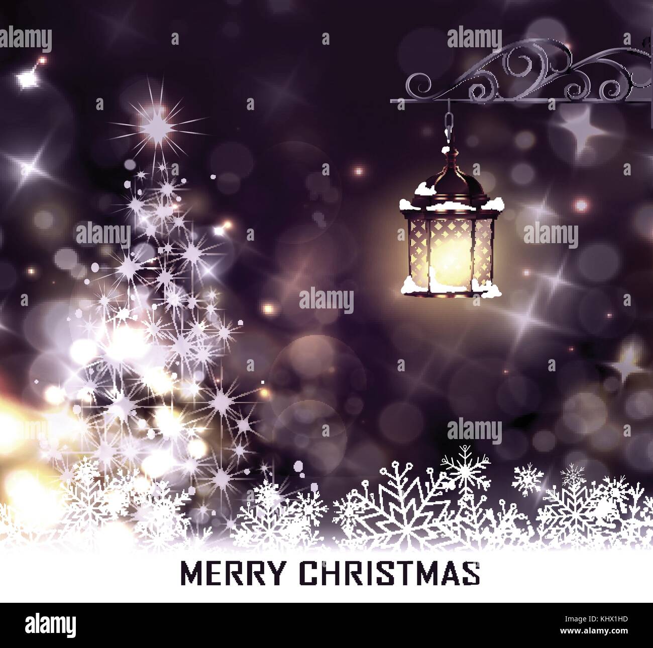 Christmas tree light background Stock Vector Image & Art - Alamy