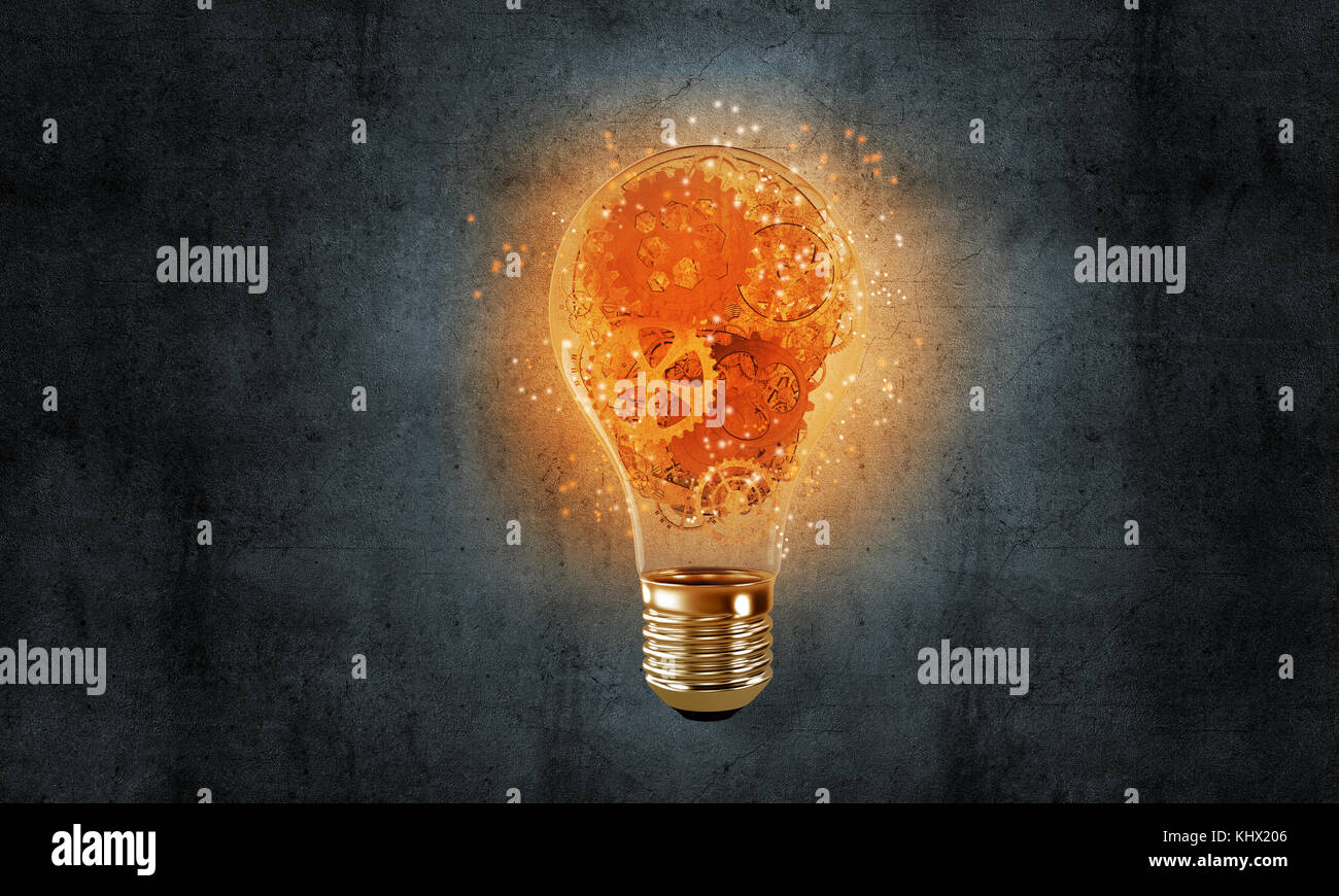 Concept of lightbulb as symbol of new idea Stock Photo - Alamy