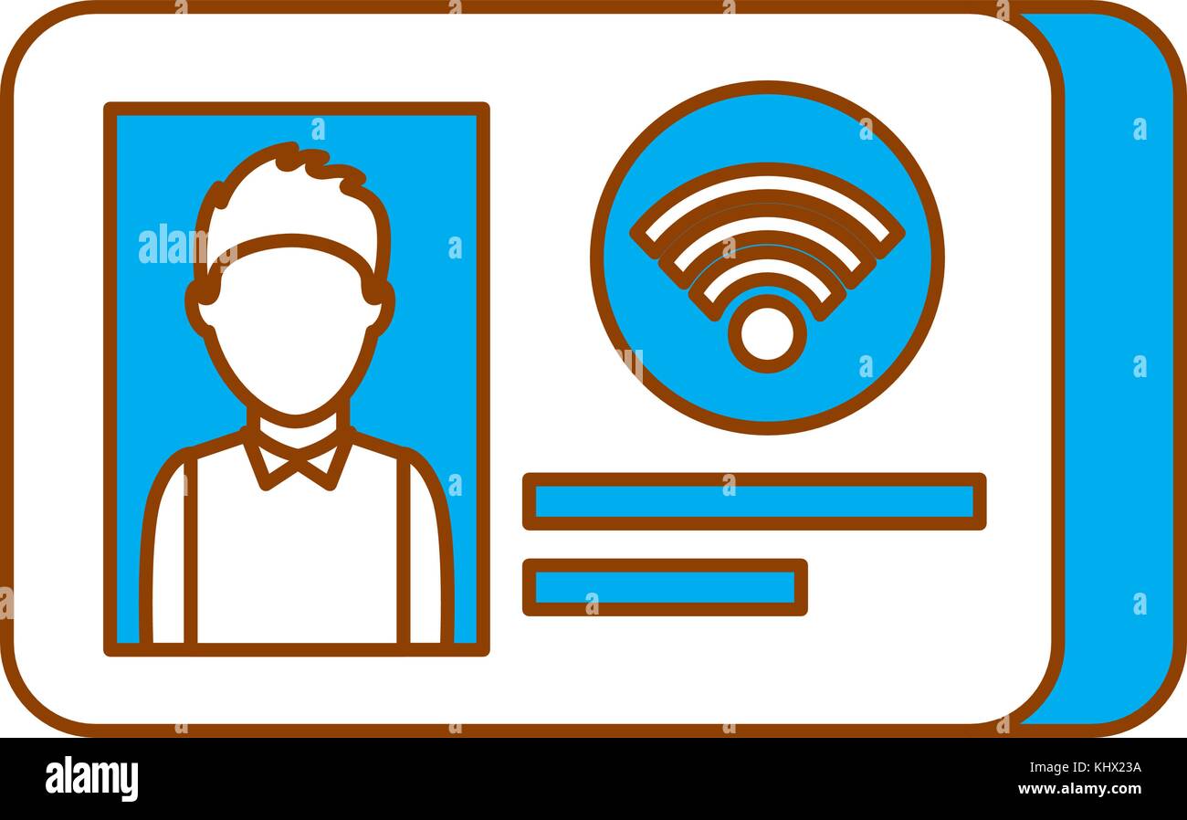 id card identity photo personal document Stock Vector Image & Art - Alamy