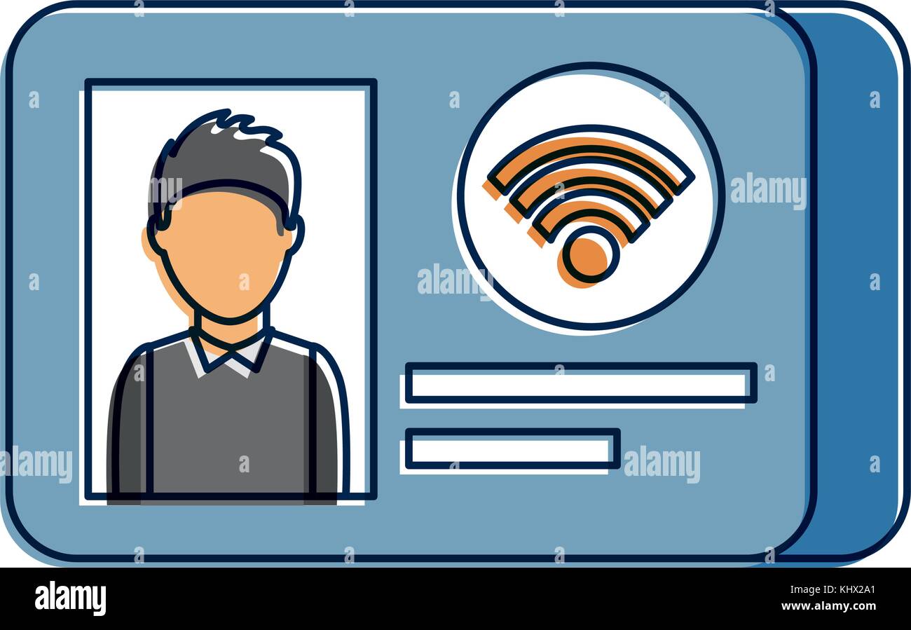 id card identity photo personal document Stock Vector Image & Art - Alamy