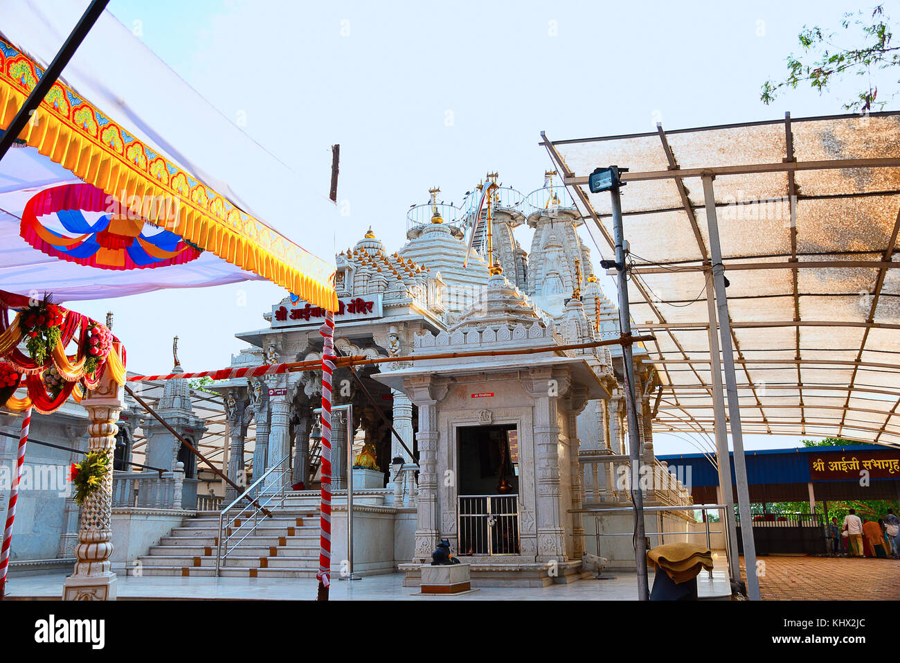 Temple facade, Shree Aai Mathaji Devi, Katraj road, Pune. Maharashtra ...