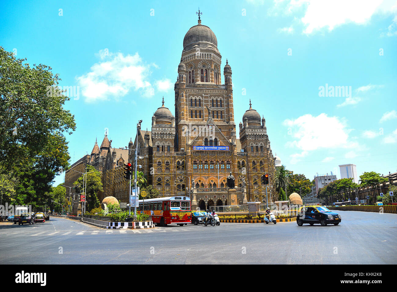 Architecture of mumbai municipal corporation building hi-res stock ...