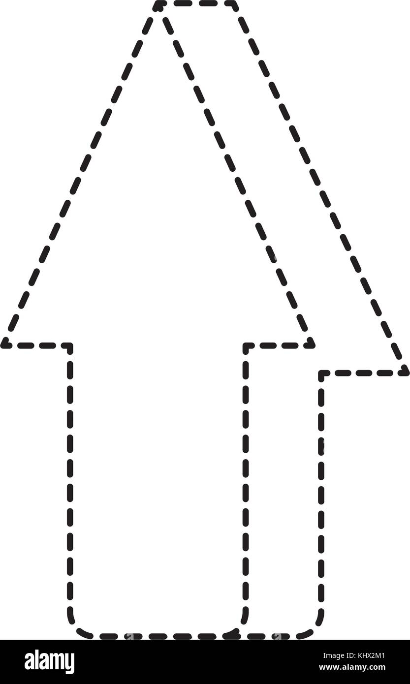 arrow showing to the top icon Stock Vector Image & Art - Alamy