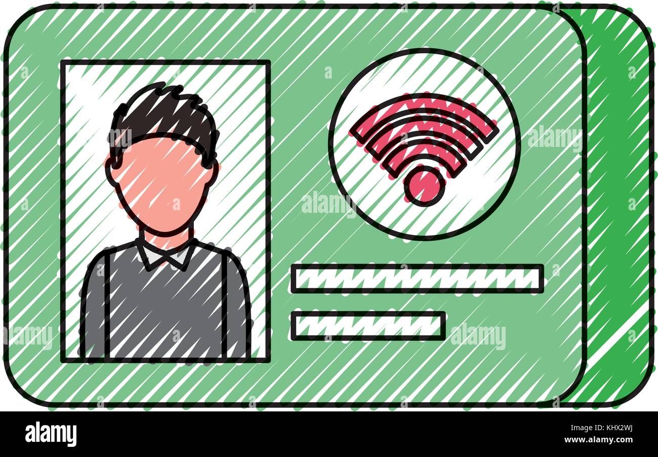 id card identity photo personal document Stock Vector Image & Art - Alamy