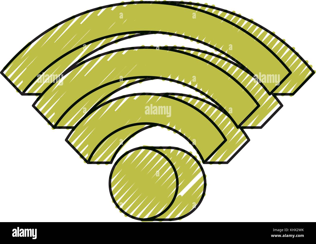 wifi internet connection digital sign Stock Vector Image & Art - Alamy