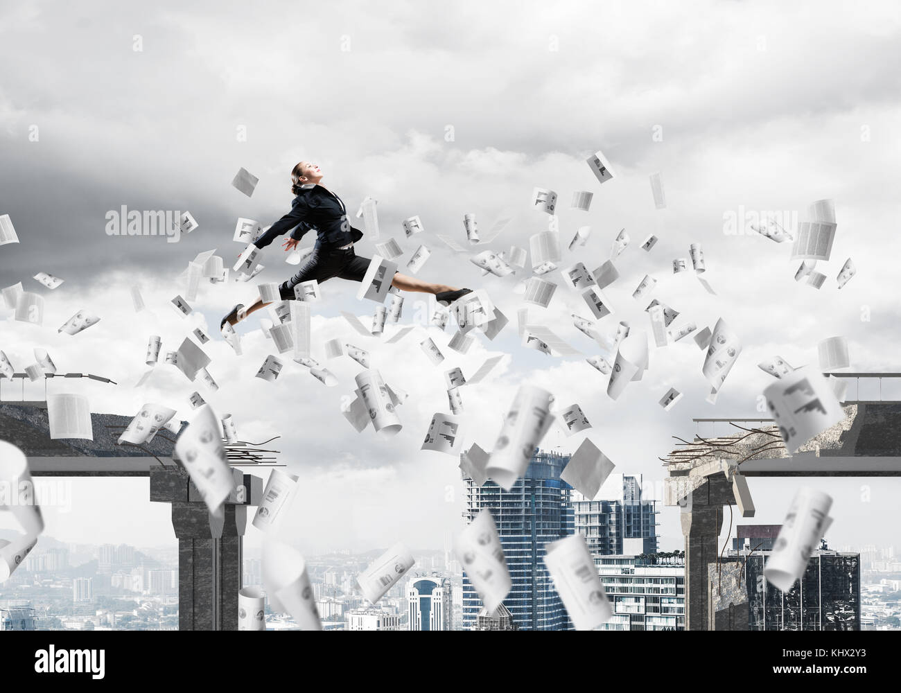 Problem and difficulties overcoming concept Stock Photo - Alamy