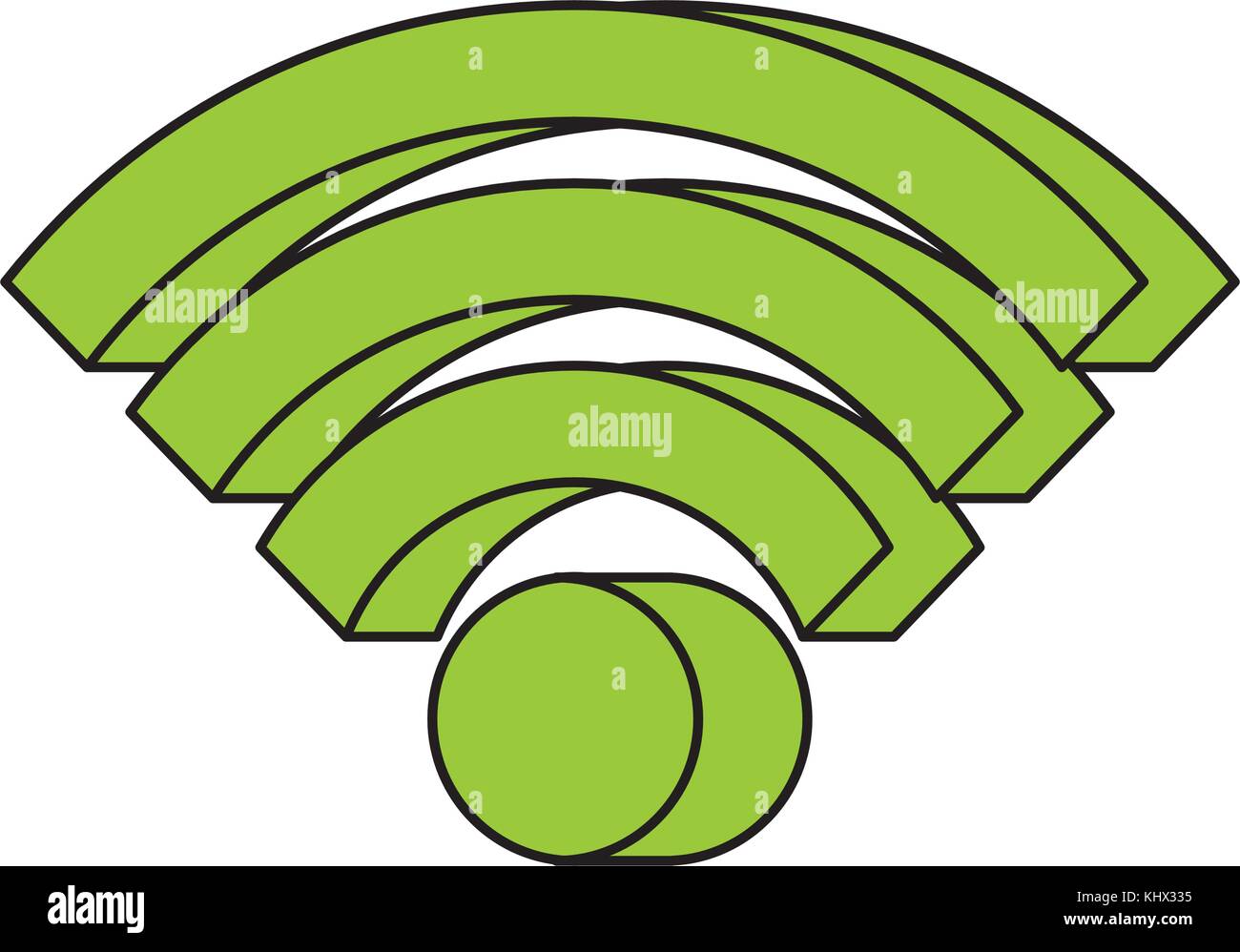 wifi internet connection digital sign Stock Vector Image & Art - Alamy