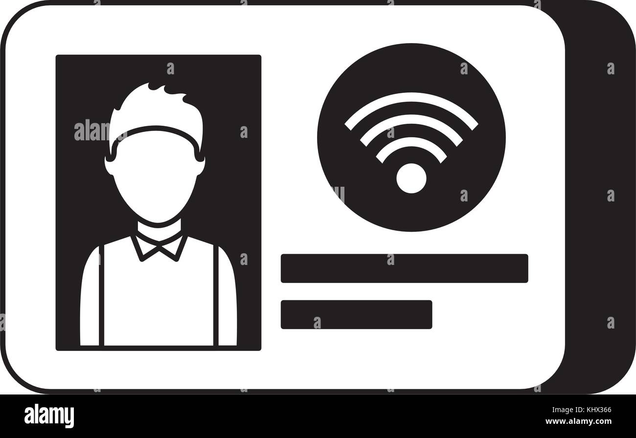 id card identity photo personal document Stock Vector Image & Art - Alamy