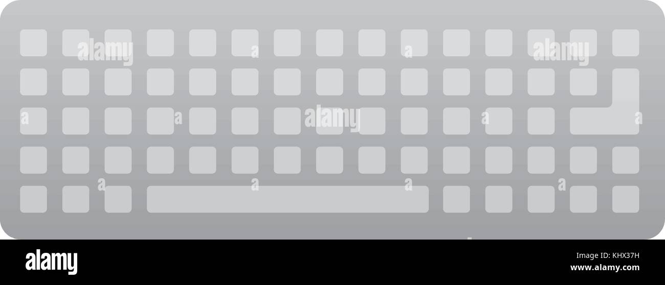 keyboard device digital equipment top view Stock Vector Image & Art - Alamy