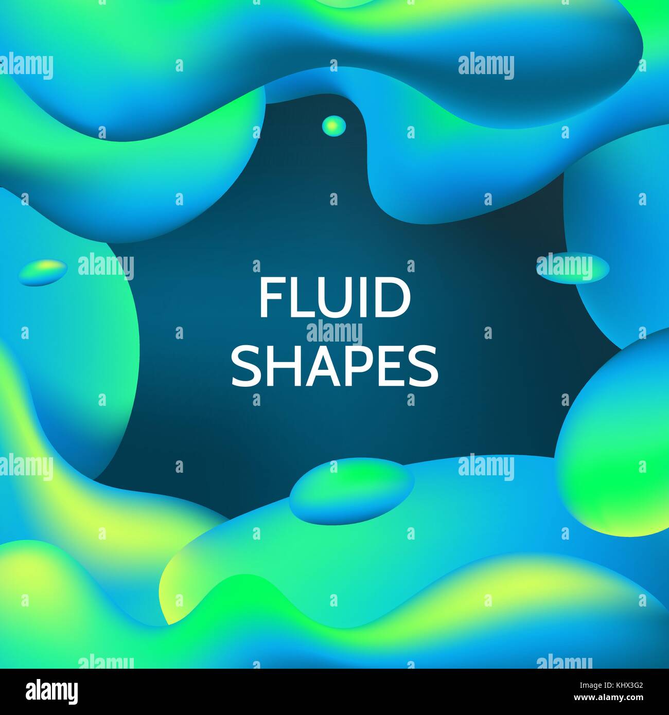 Fluid color shapes Stock Vector Image & Art - Alamy