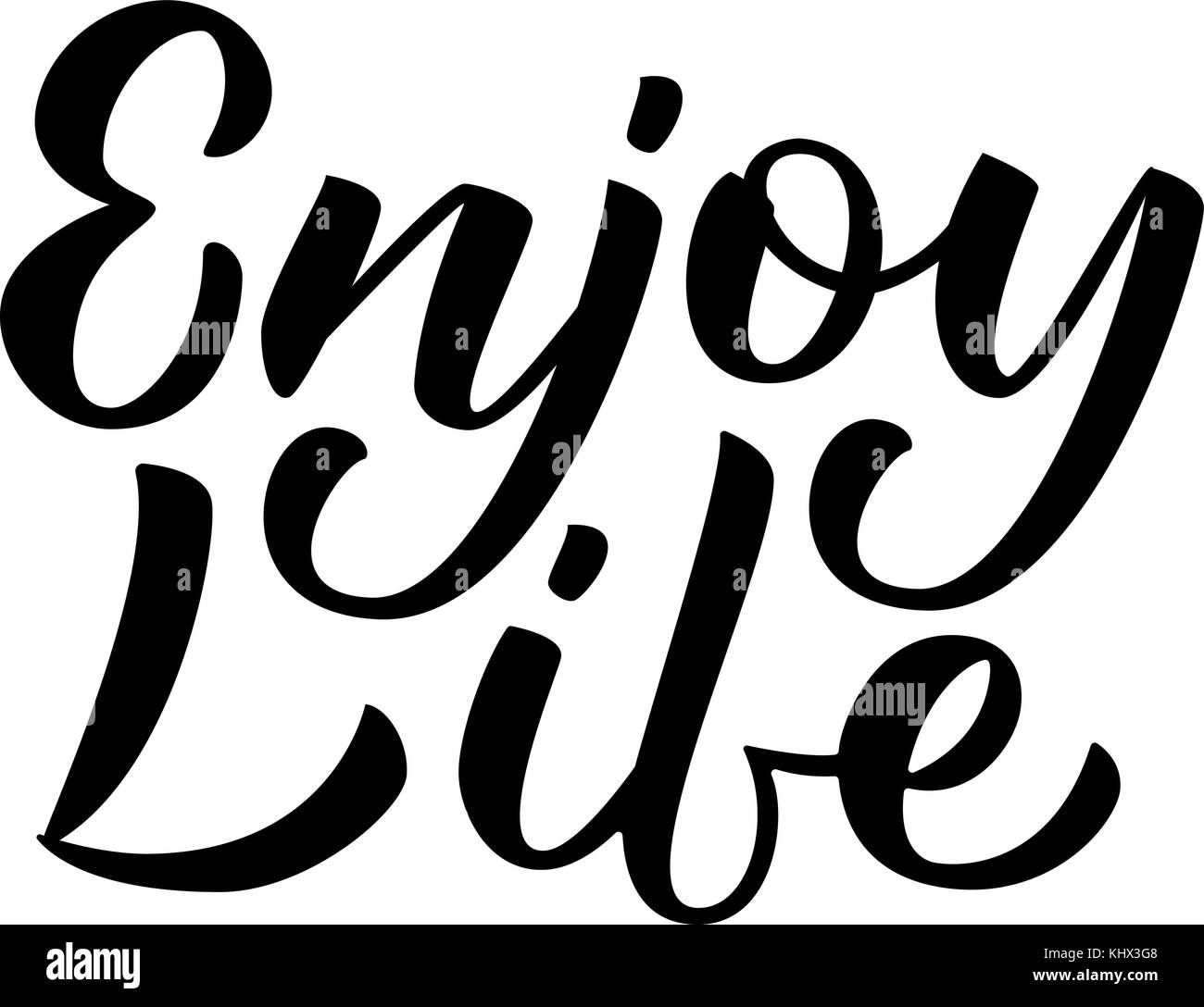 Enjoy life Black and White Stock Photos & Images - Alamy