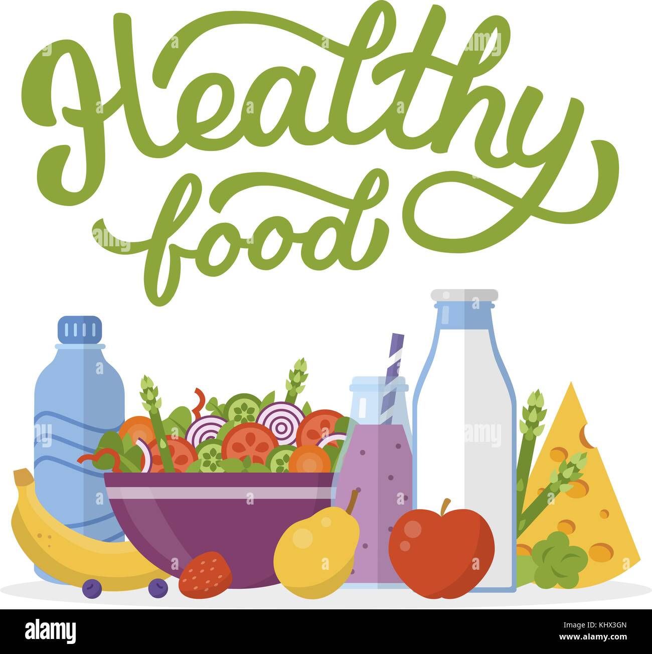Healthy food hand lettering Stock Vector Image & Art - Alamy Healthy food hand lettering Stock Vector Image & Art - Alamy