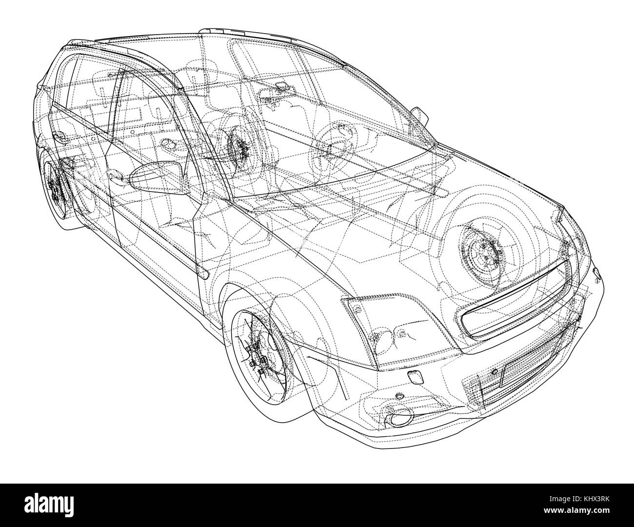 Concept car. Vector Stock Vector Image & Art - Alamy