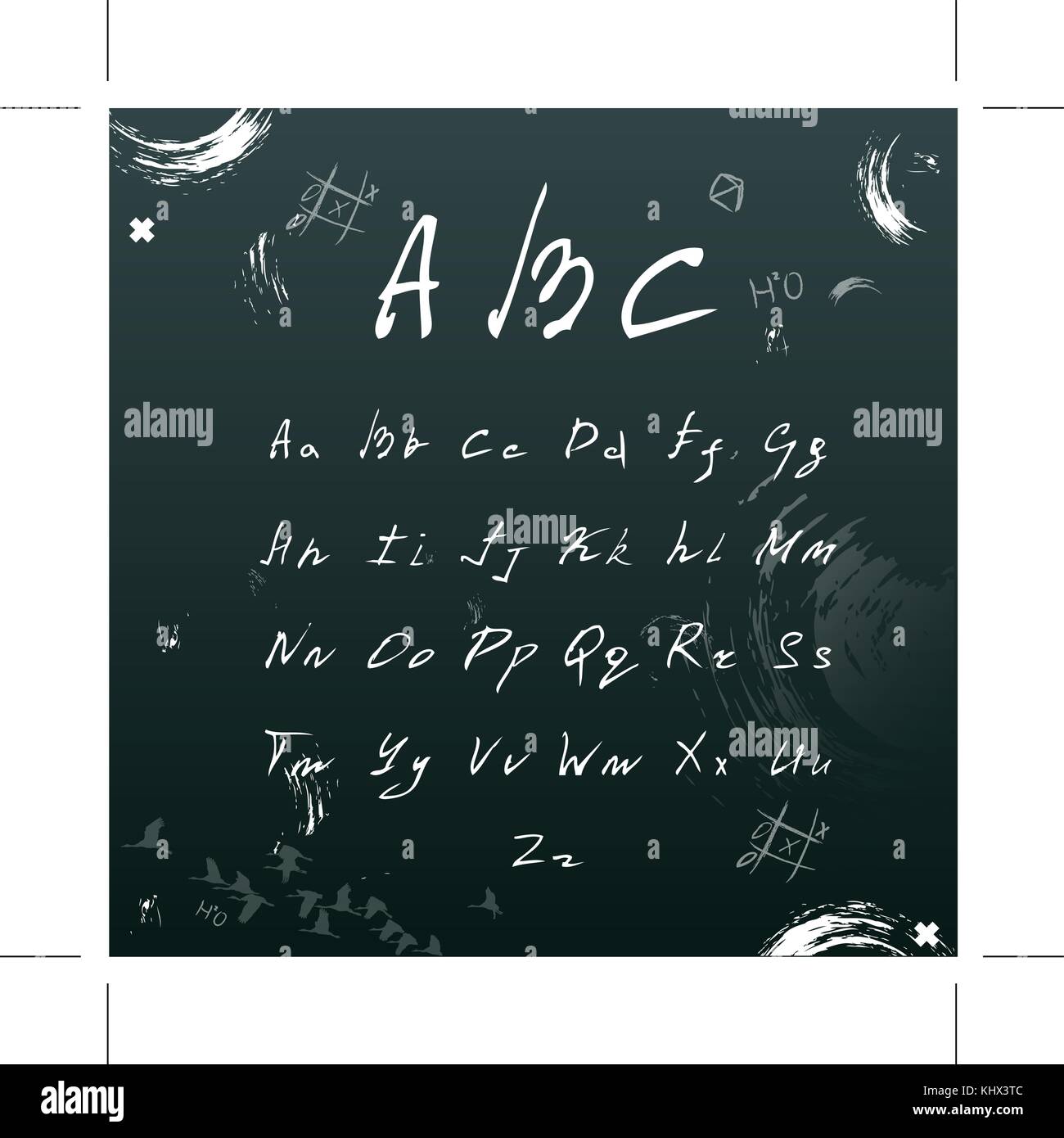 Symbol font Set . On Background. Vector Illustration Stock Vector Image ...