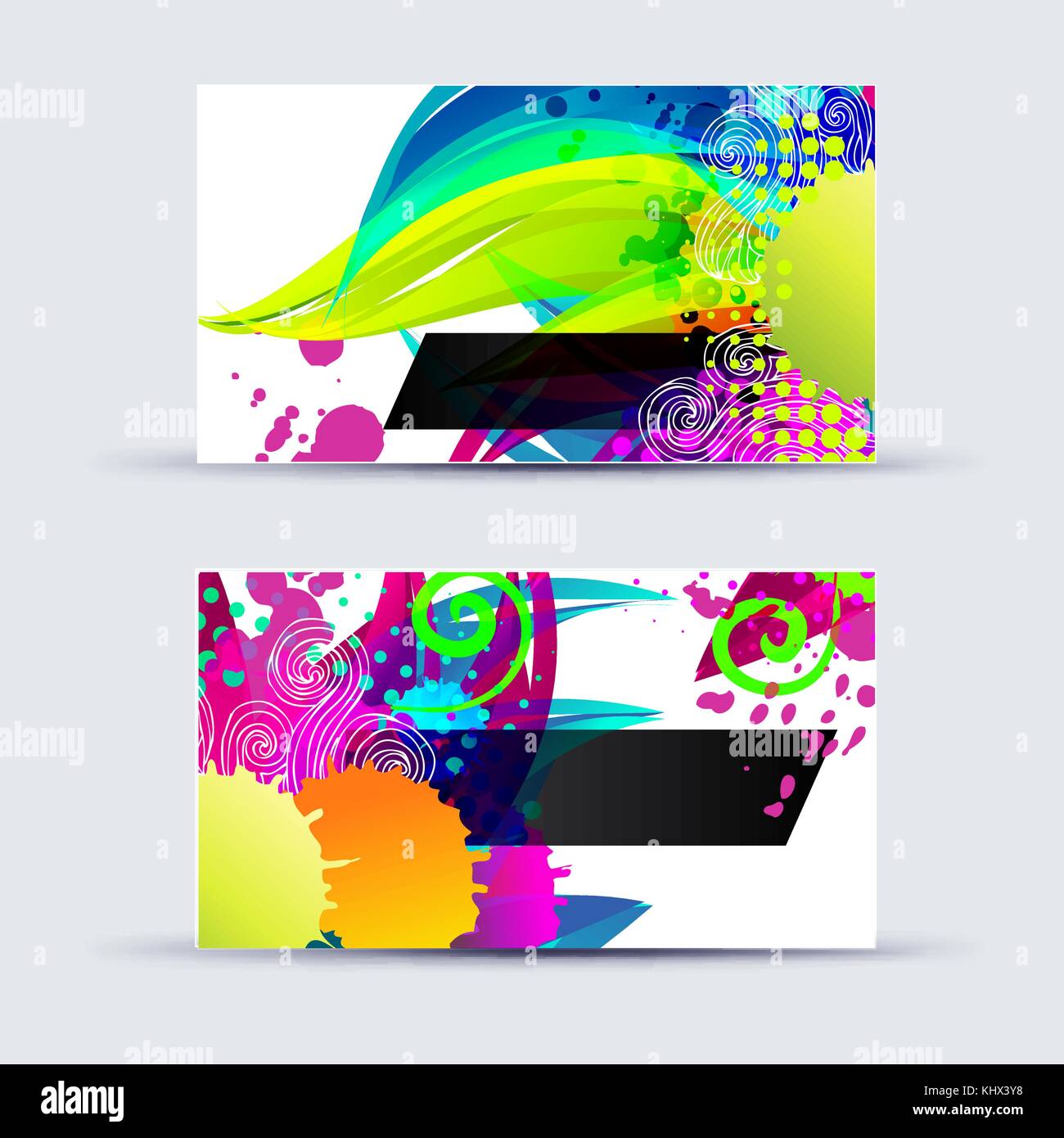 Abstract blank name card template for business artwork. eps 10 Stock ...